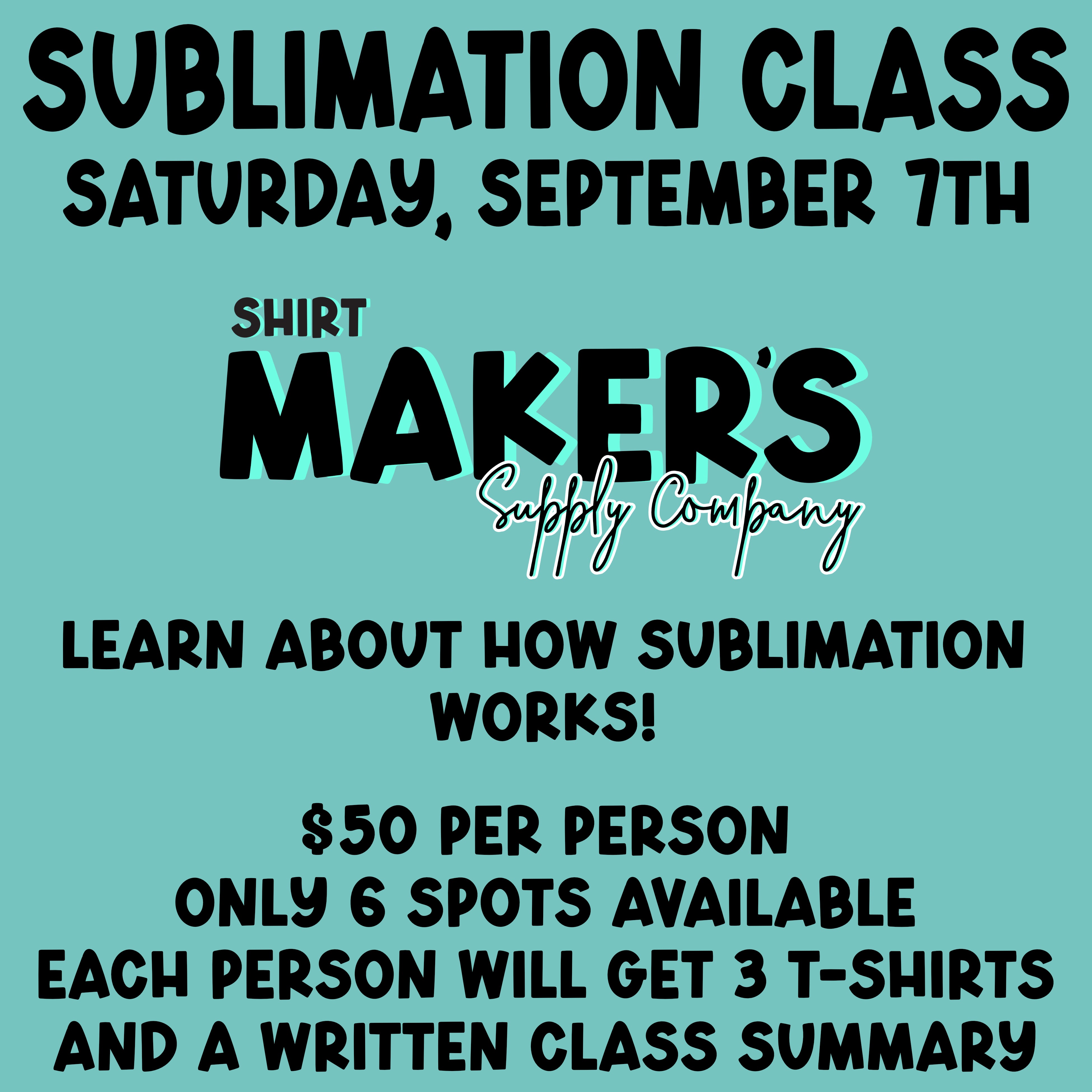 Classes – Shirt Maker's Supply Co.